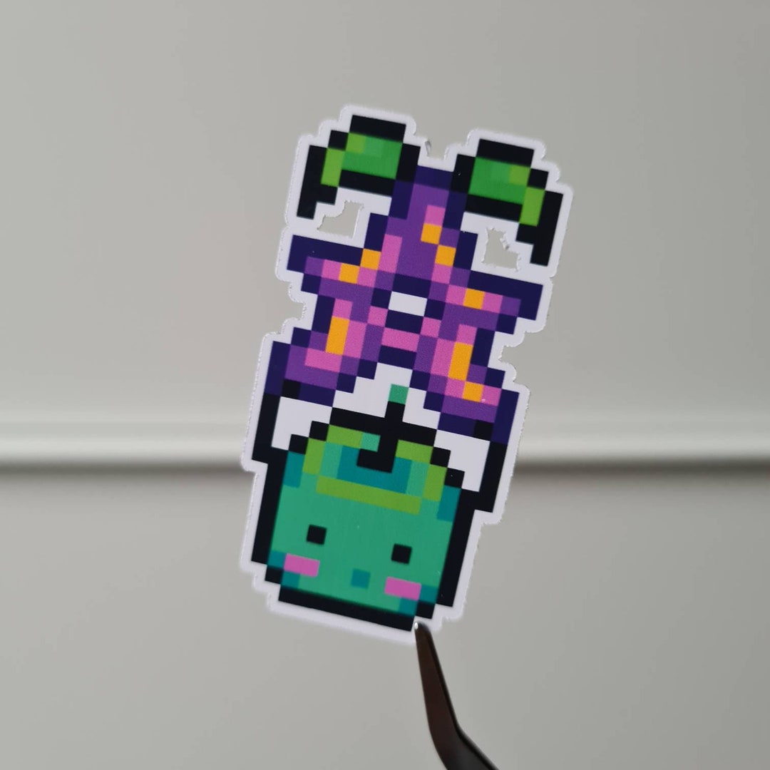 Stardew Valley Junimo With Stardrop Sticker, Stardrop Sticker, Junimo ...