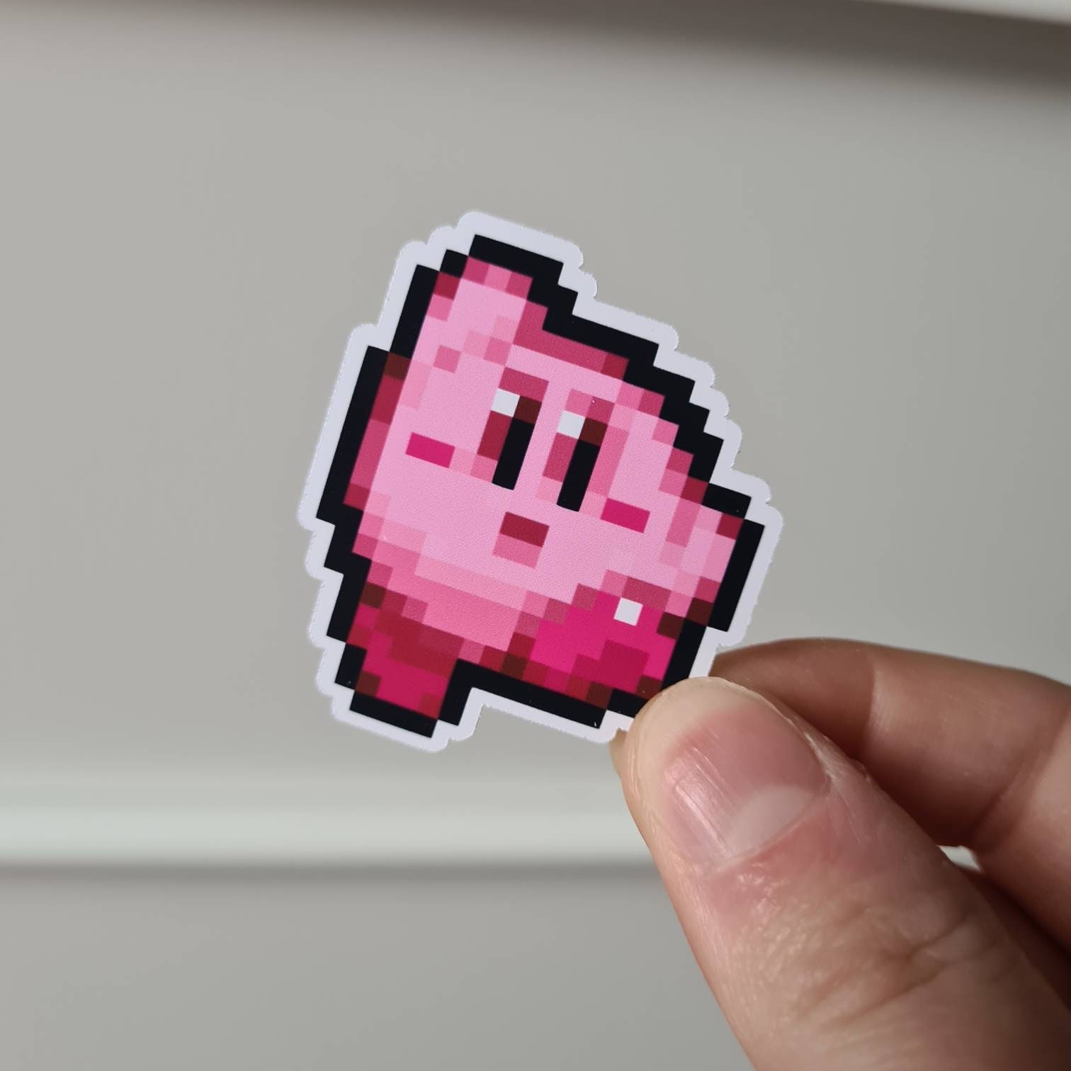 Kirby Sticker Waterproof Sticker Vinyl Sticker Small - Etsy