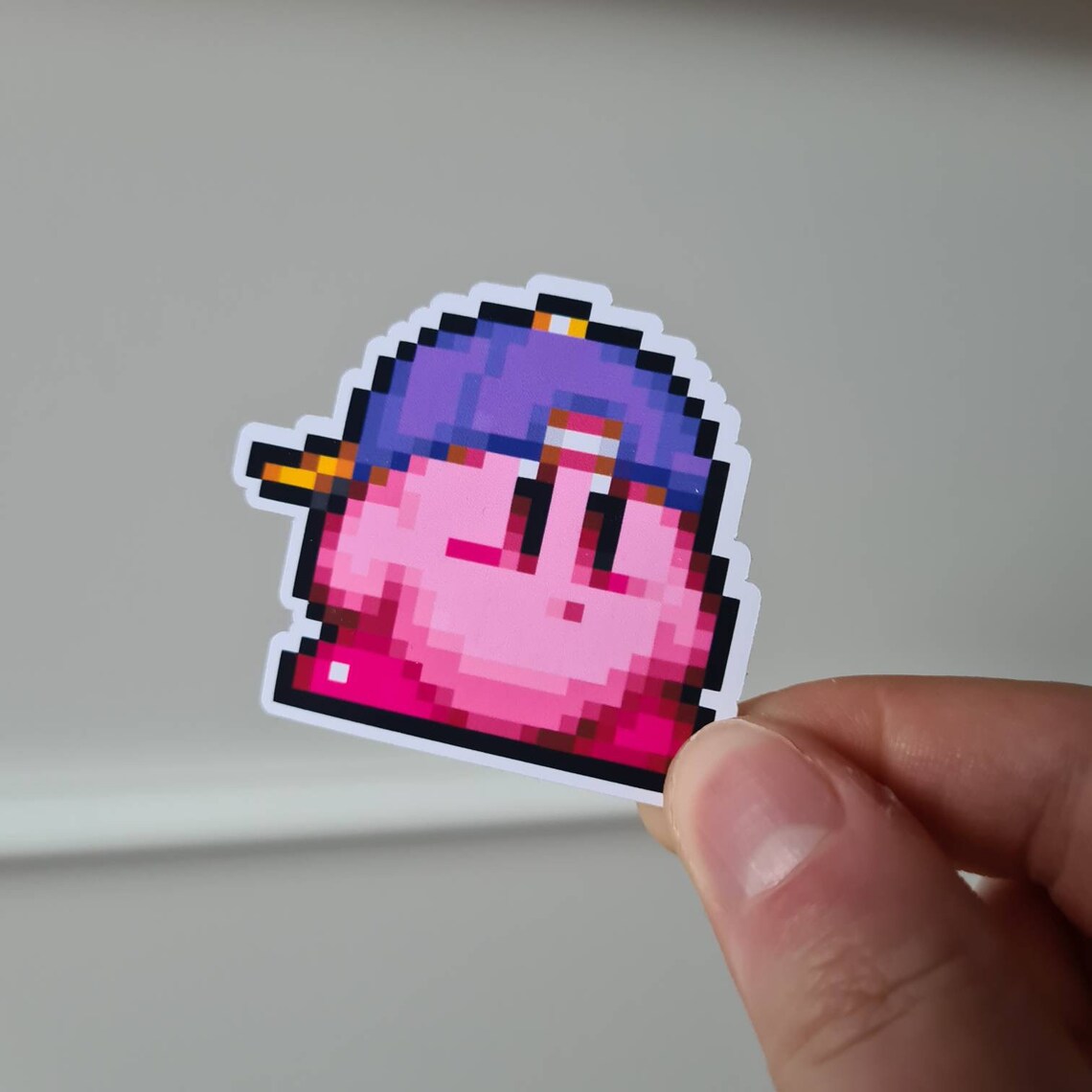 Kirby Sticker Waterproof Sticker Kirby Nintendo Nintendo - Etsy