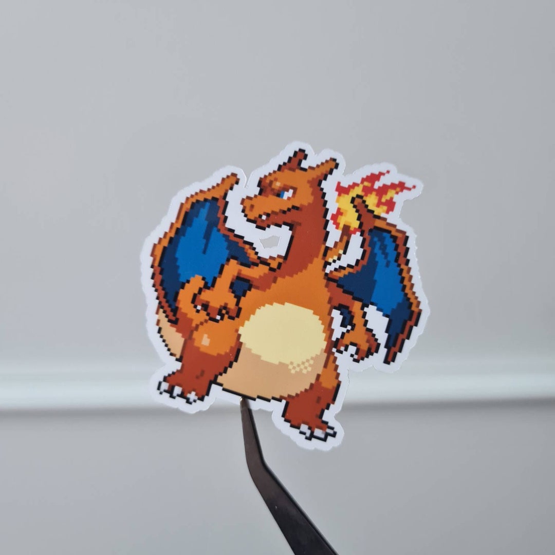Charizard Sticker, Charizard, Pokemon Sticker, Pokemon, 8bit Sticker ...