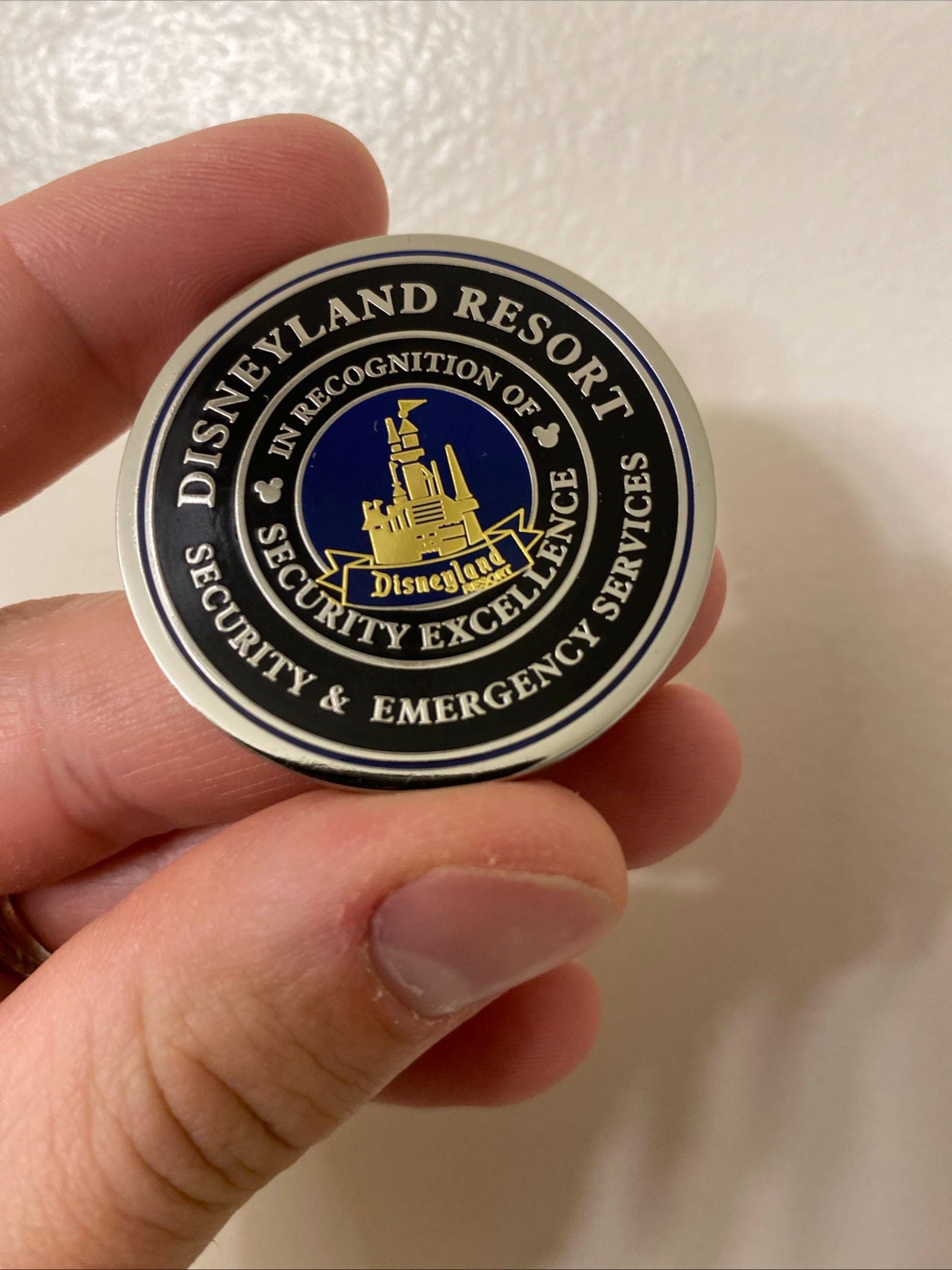 Disney Security K9 Team Challenge Coin - Disneyland Disney World ...