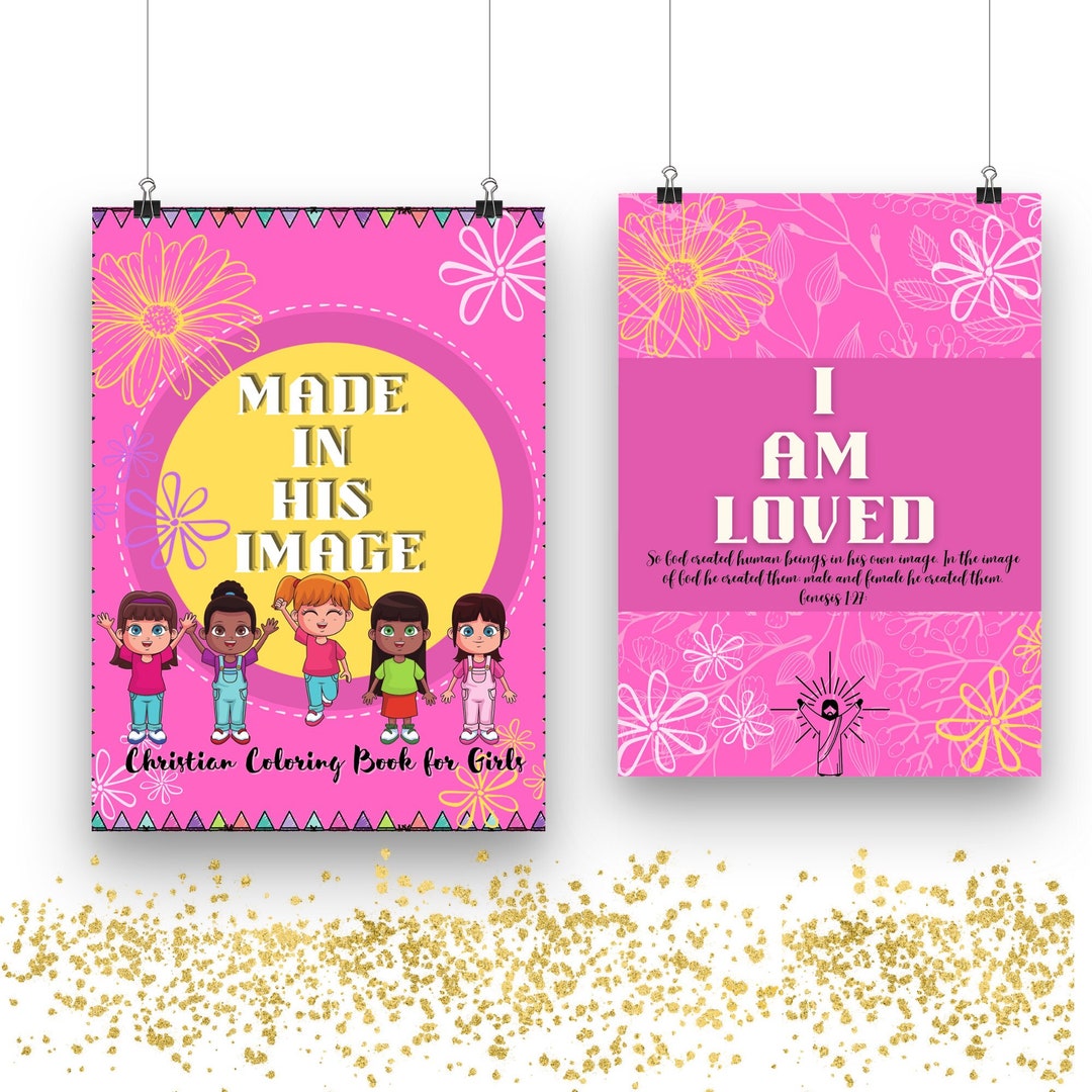 Christian Coloring Book for Girls : Made in His Image - Etsy