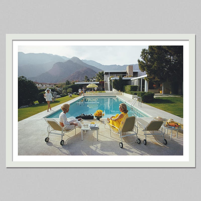 Poolside Wall Art Print - Etsy