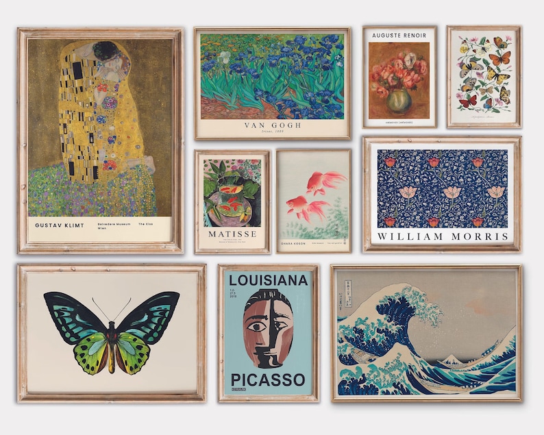 Eclectic Gallery MEGA BUNDLE 50 Digital Download Prints, Gallery Wall ...