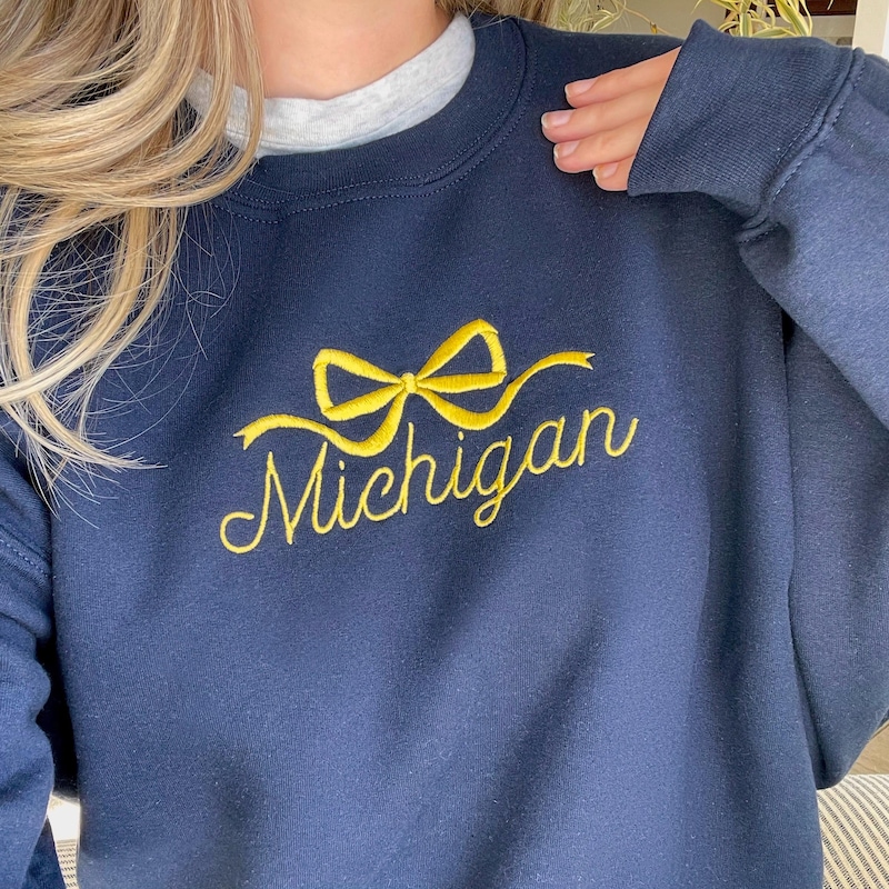 Michigan Sweatshirt - Etsy