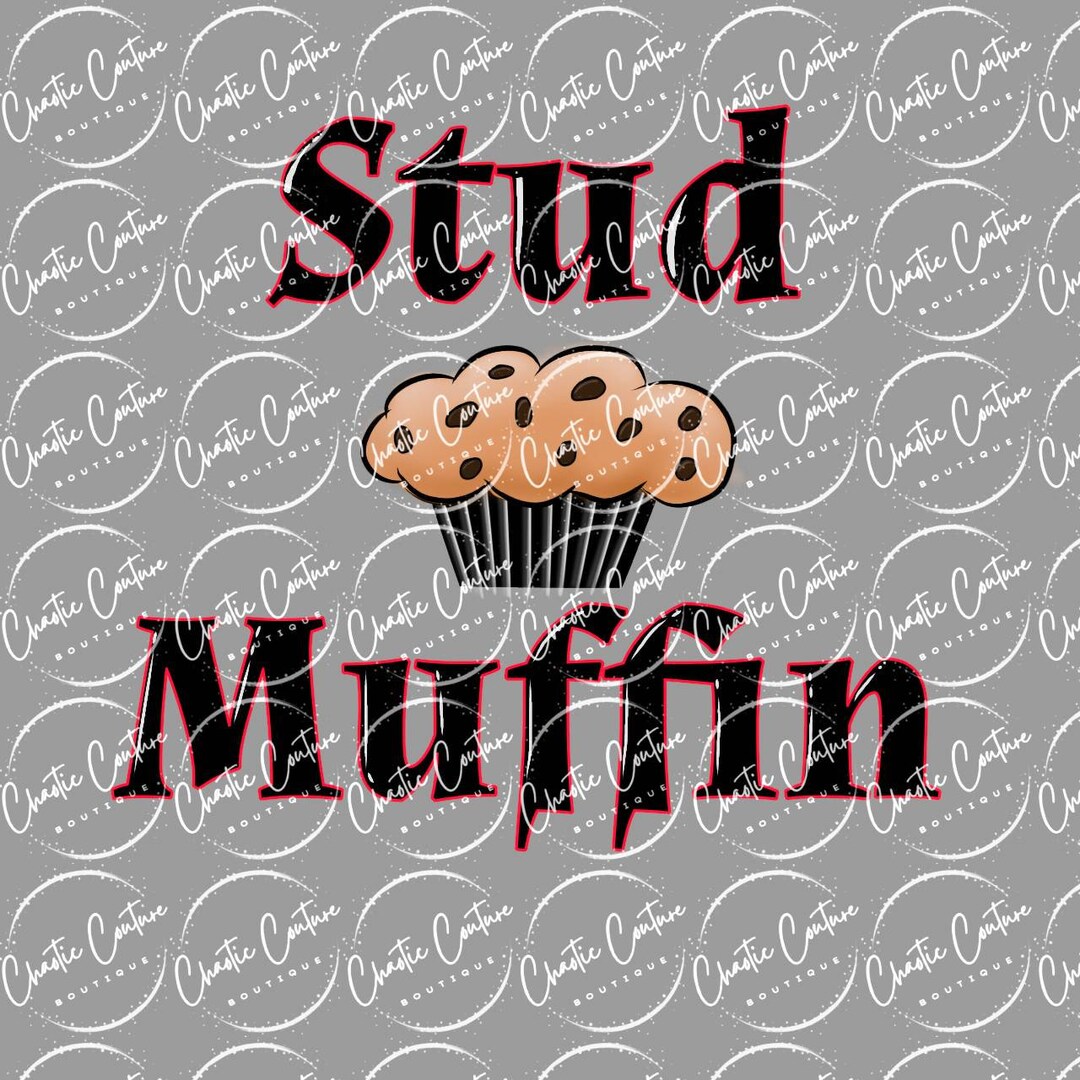Stud Muffin PNG Download Sublimation Print - Etsy