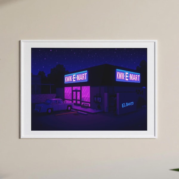 Simpsons Poster - Etsy UK