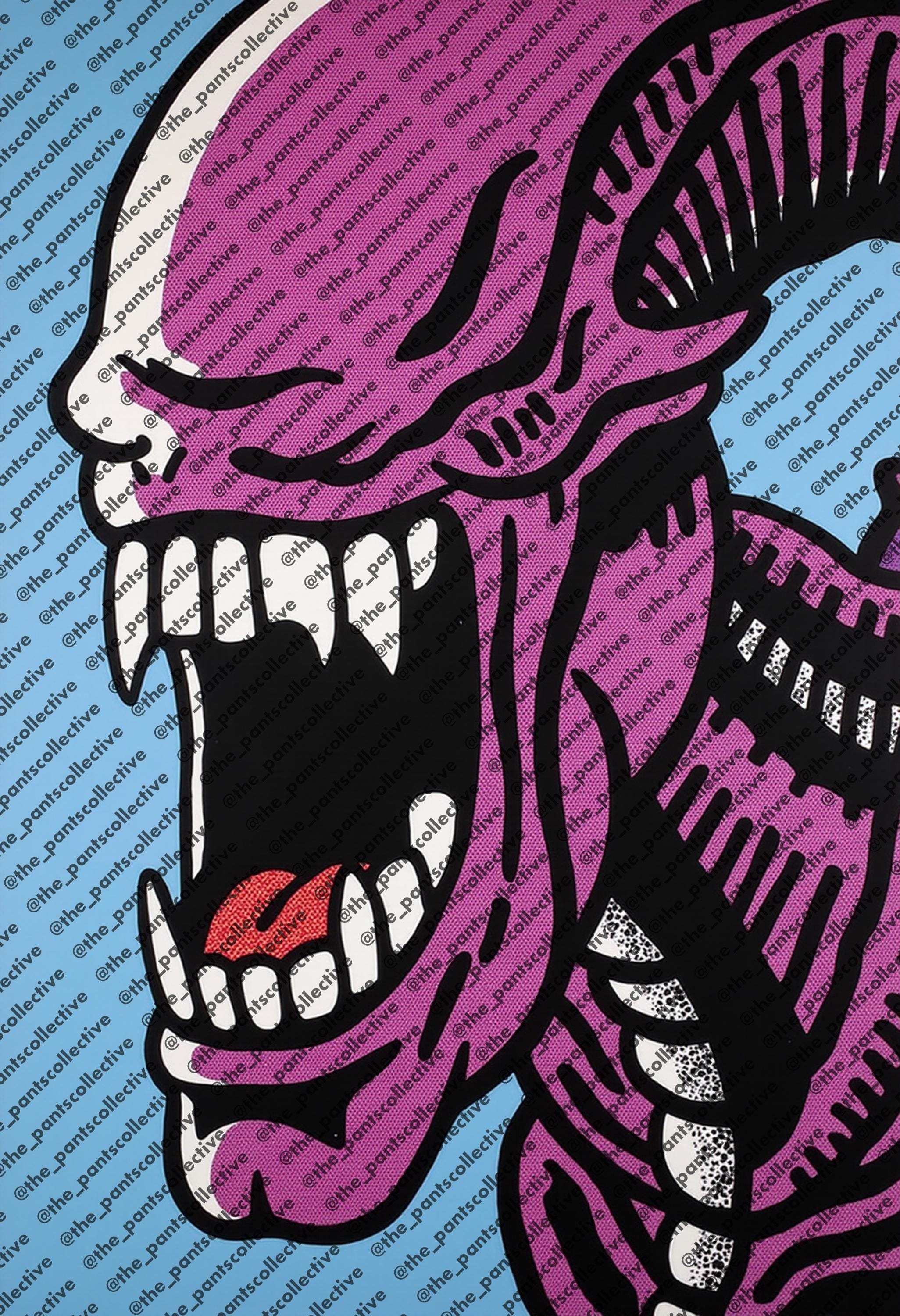 XENOMORPH Retro Poster | Original Pop Art Modern Print | Warhol Alien ...