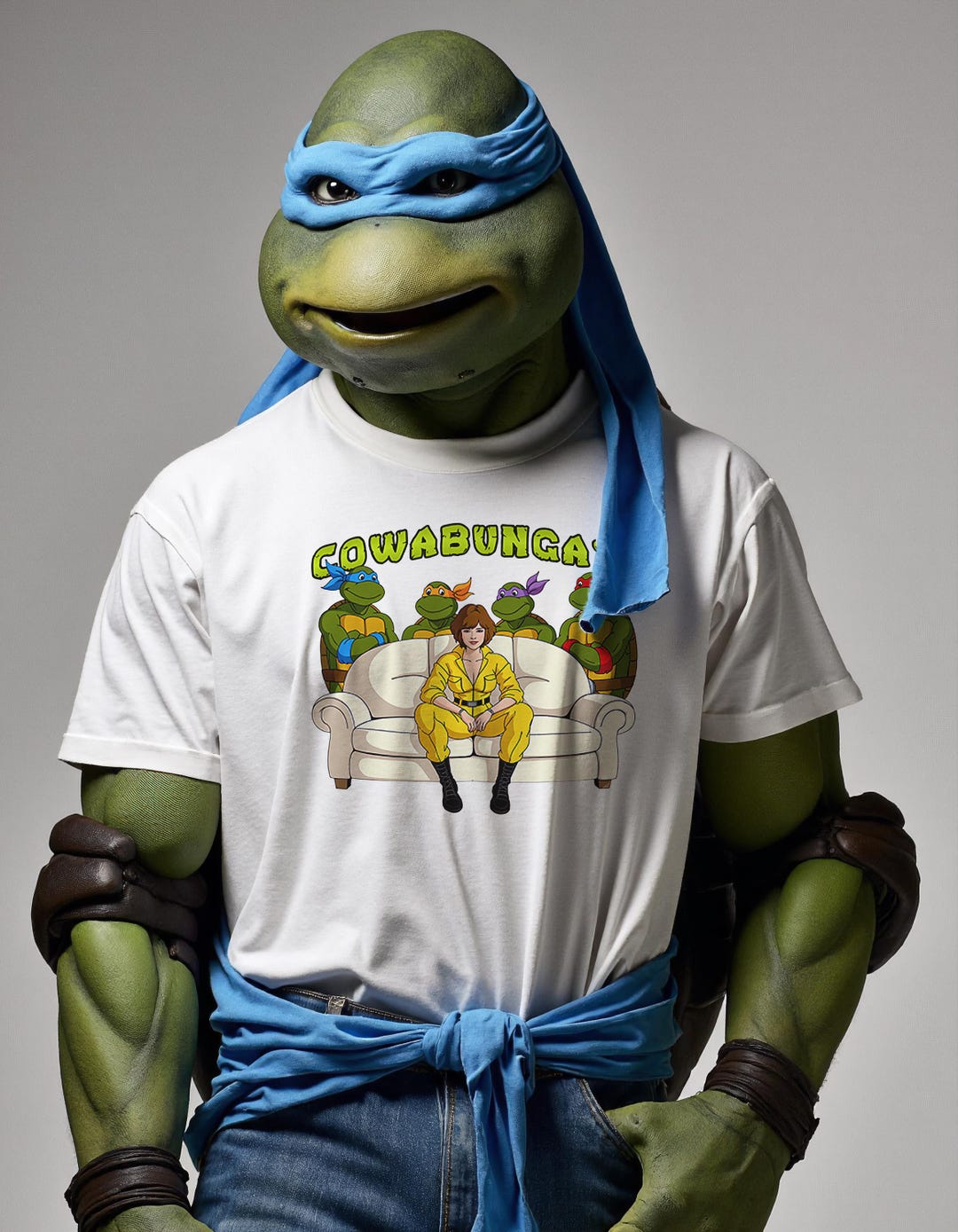 COWABUNGA'D 80s 90s Cartoon Nostalgia Funny T-shirt | Turtles Shirt ...