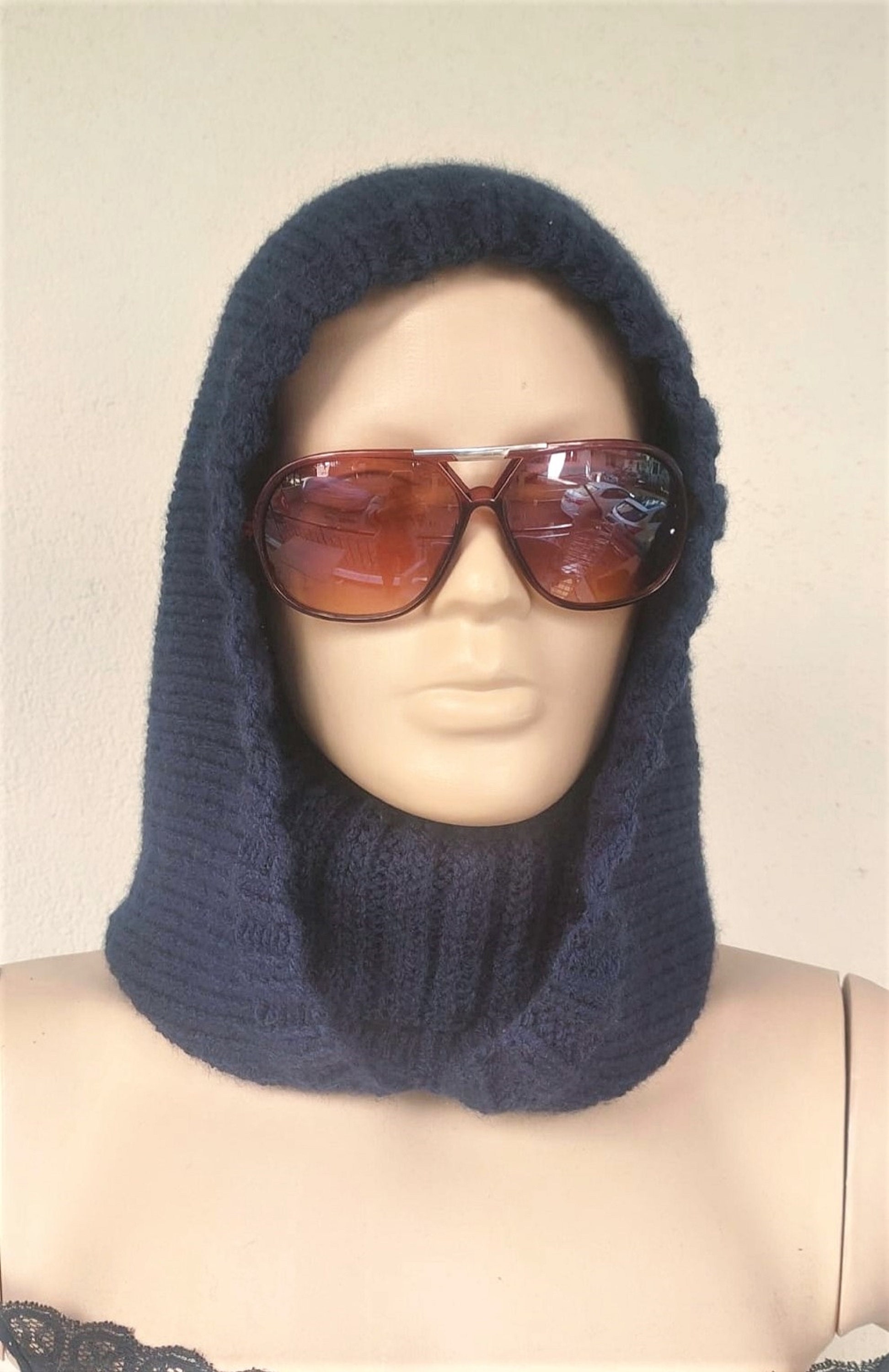 Hooded Scarf, Womens Snood, Knitted Hooded Scarf, Hat-snood, Hat-hood ...