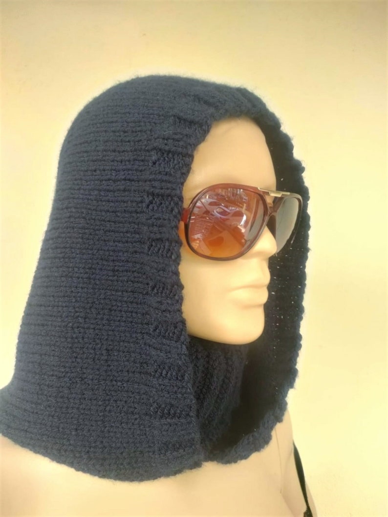 Hooded Scarf, Womens Snood, Knitted Hooded Scarf, Hat-snood, Hat-hood ...