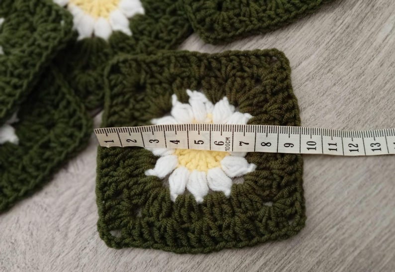 Granny Squares,set 18-25pcs.crochet Flower Granny Square ,unjoined ...
