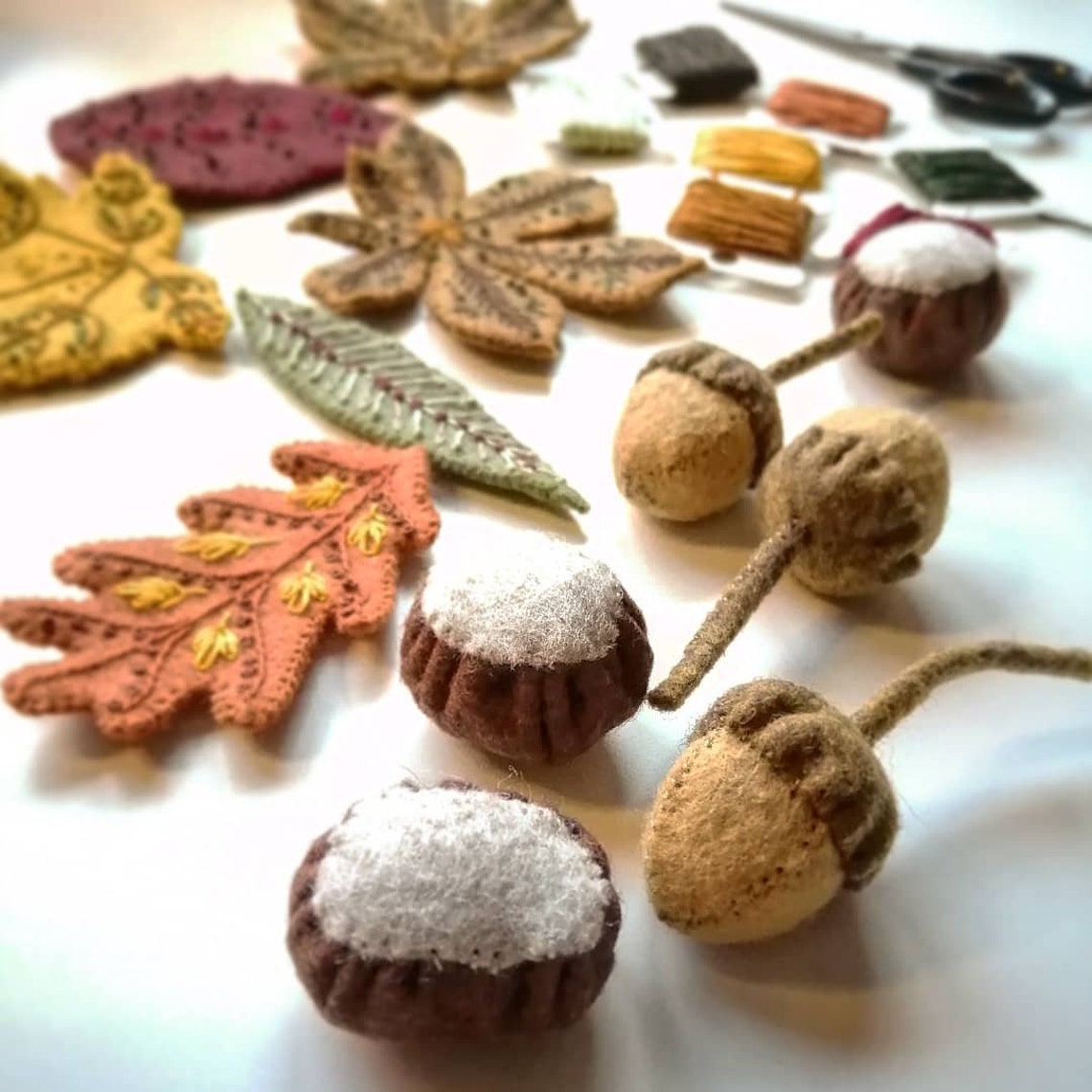 Autumn Leaf Felt Garland PDF Instructions - Etsy