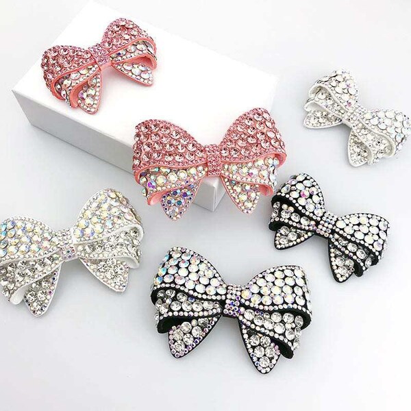 Rhinestone Bow - Etsy