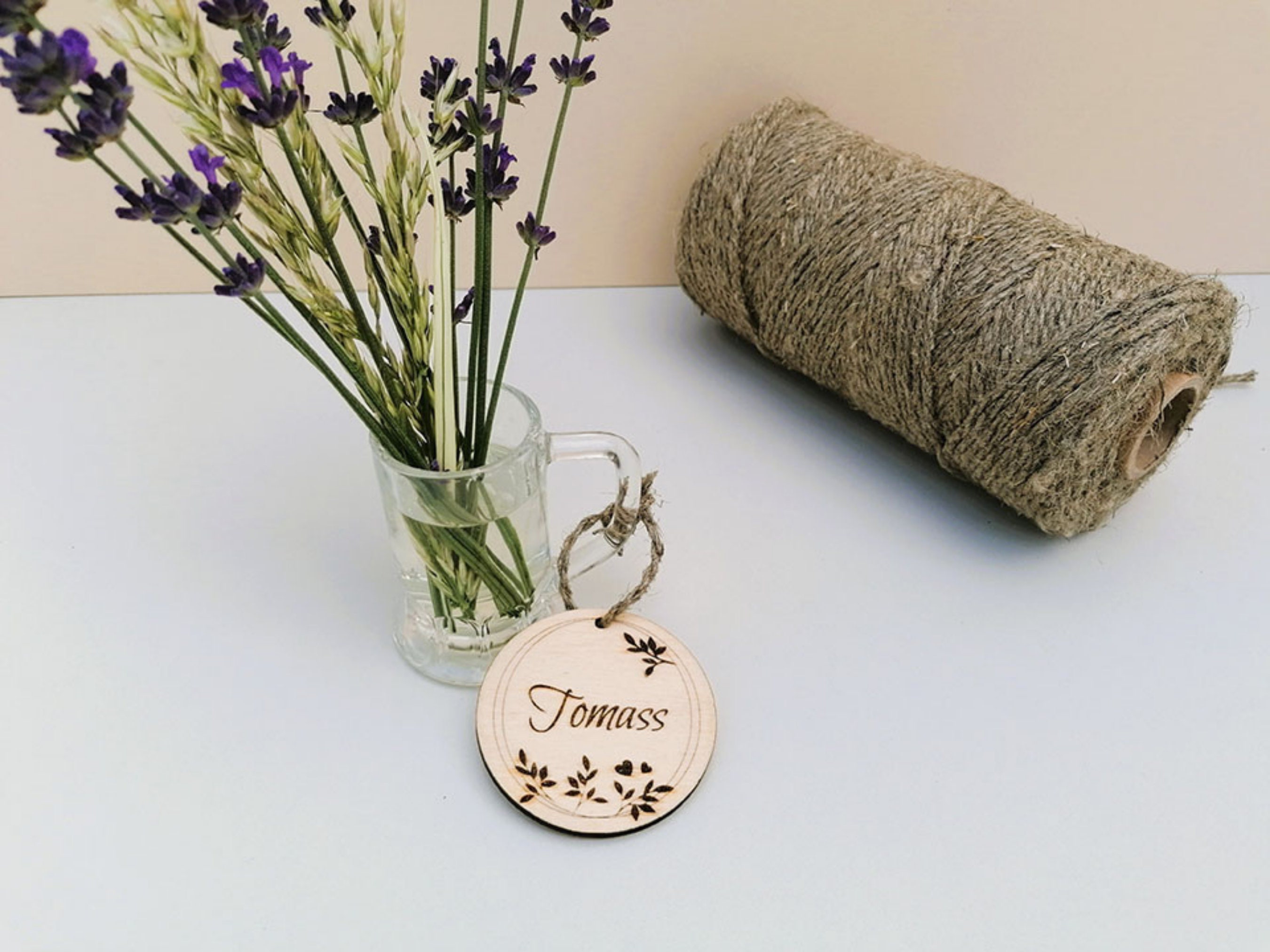 Wooden Custom Name Gift Tags, Place Setting Cards, Guest Favors ...