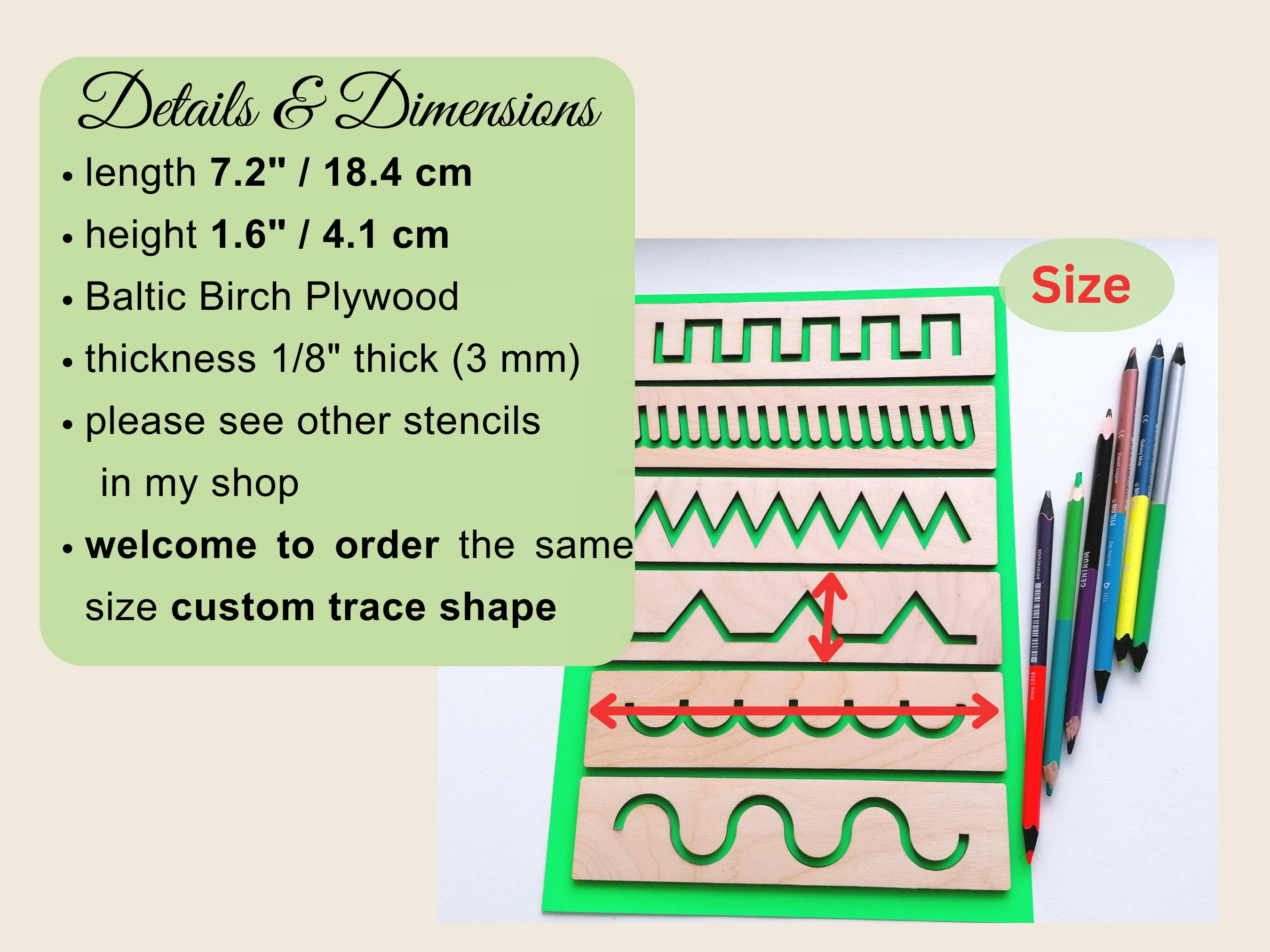 Stencils Set for Practice Writing, Brain Teaser Boards, Montessori ...