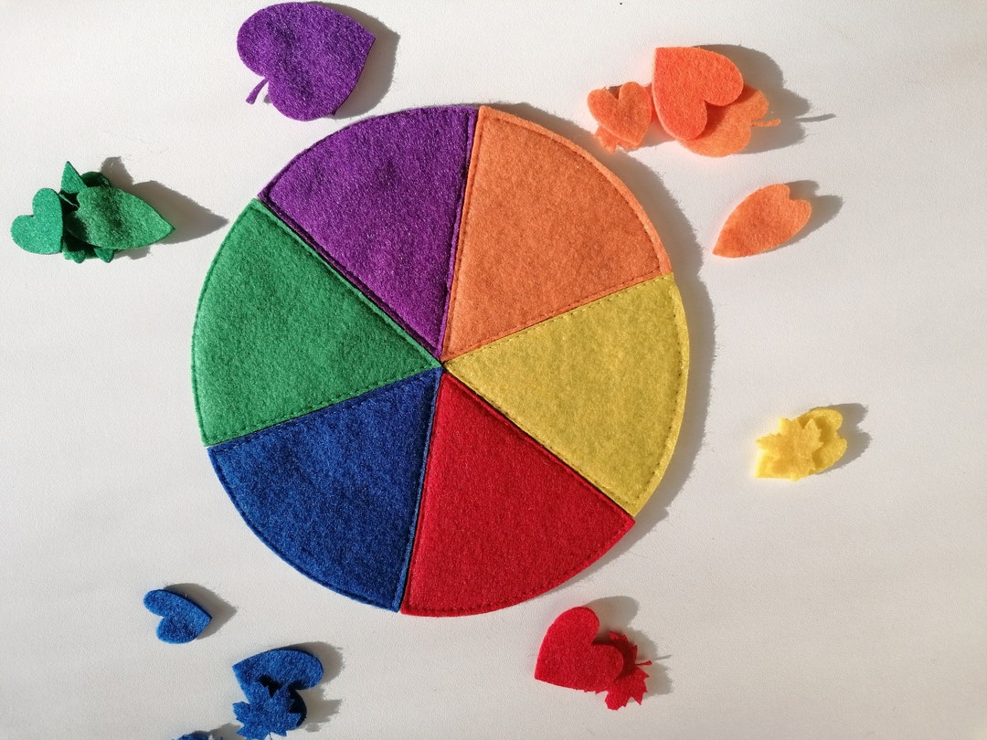 Montessori Color Learn Material Preschool Matching Color Circle Toy ...