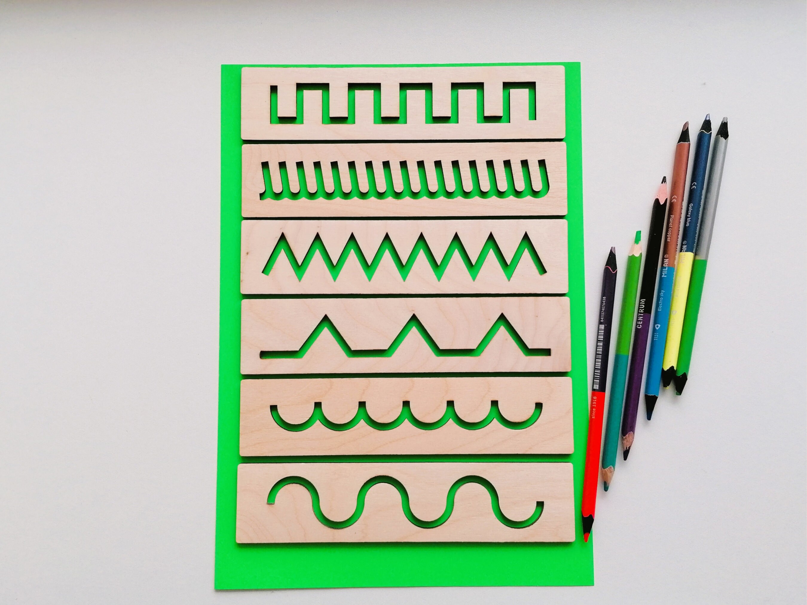 Stencils Set for Practice Writing, Brain Teaser Boards, Montessori ...