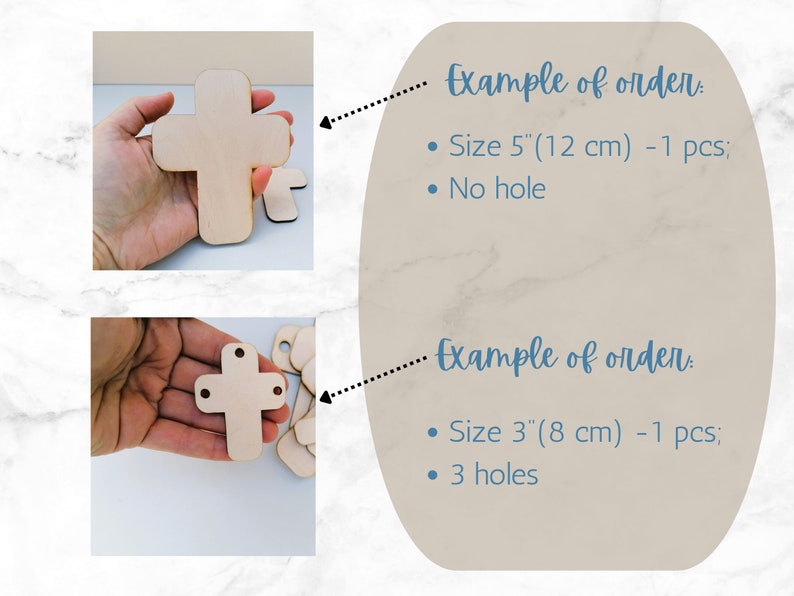 Wooden Cross Plain Christian Cross Craft Shapes Unfinished Blanks for ...