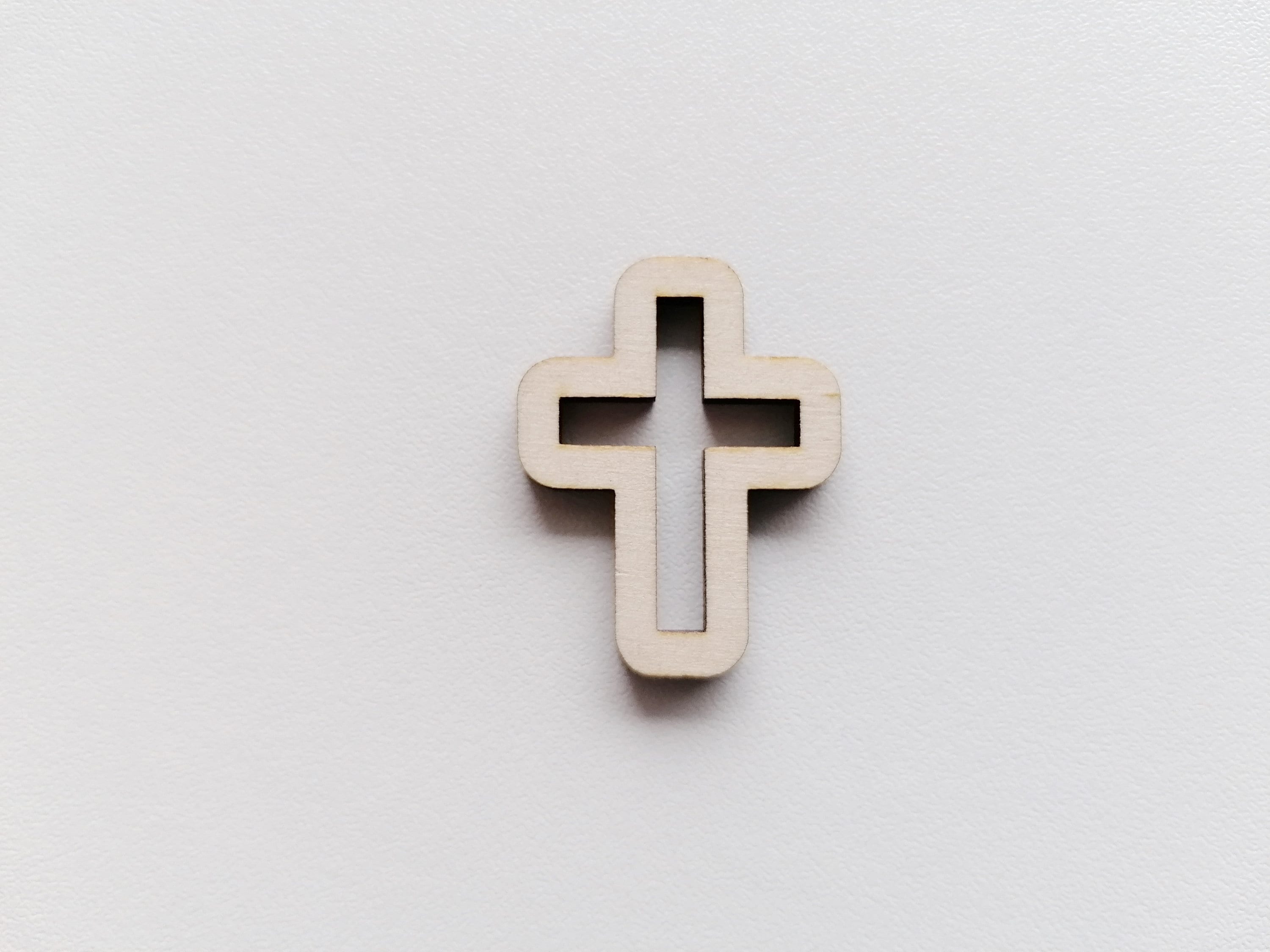 50 Pcs Wooden Crosses Tiny Cross Shape Cutout Laser Cut Small Crosses ...