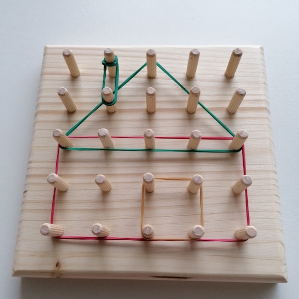 Wood Geoboard - Etsy