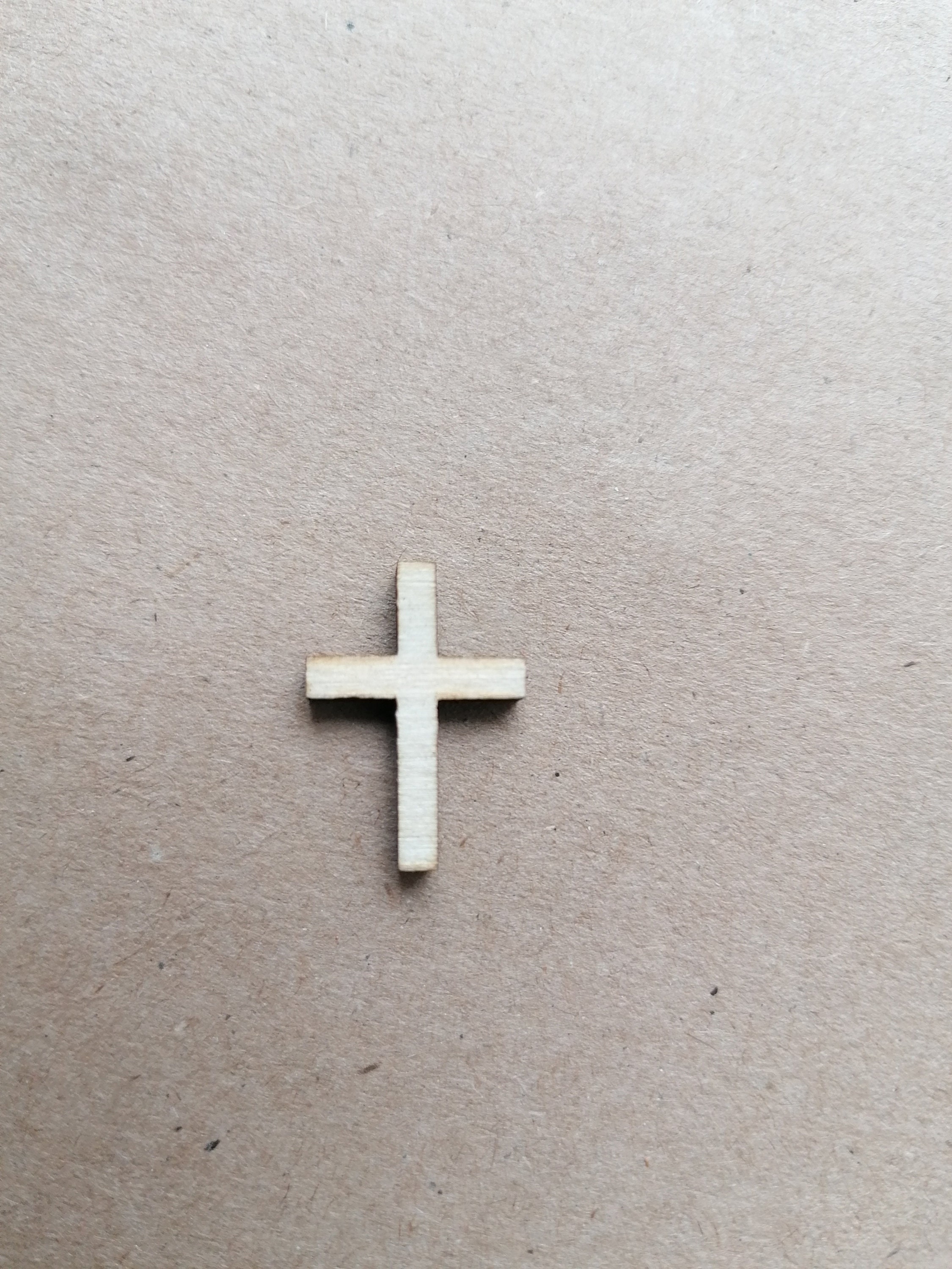 50 Rustic Wooden Cross Shape, Little Hollow Cross, Tiny Wooden Cross ...