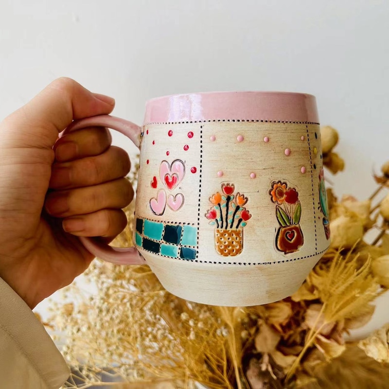 Hand Painted Mug - Etsy