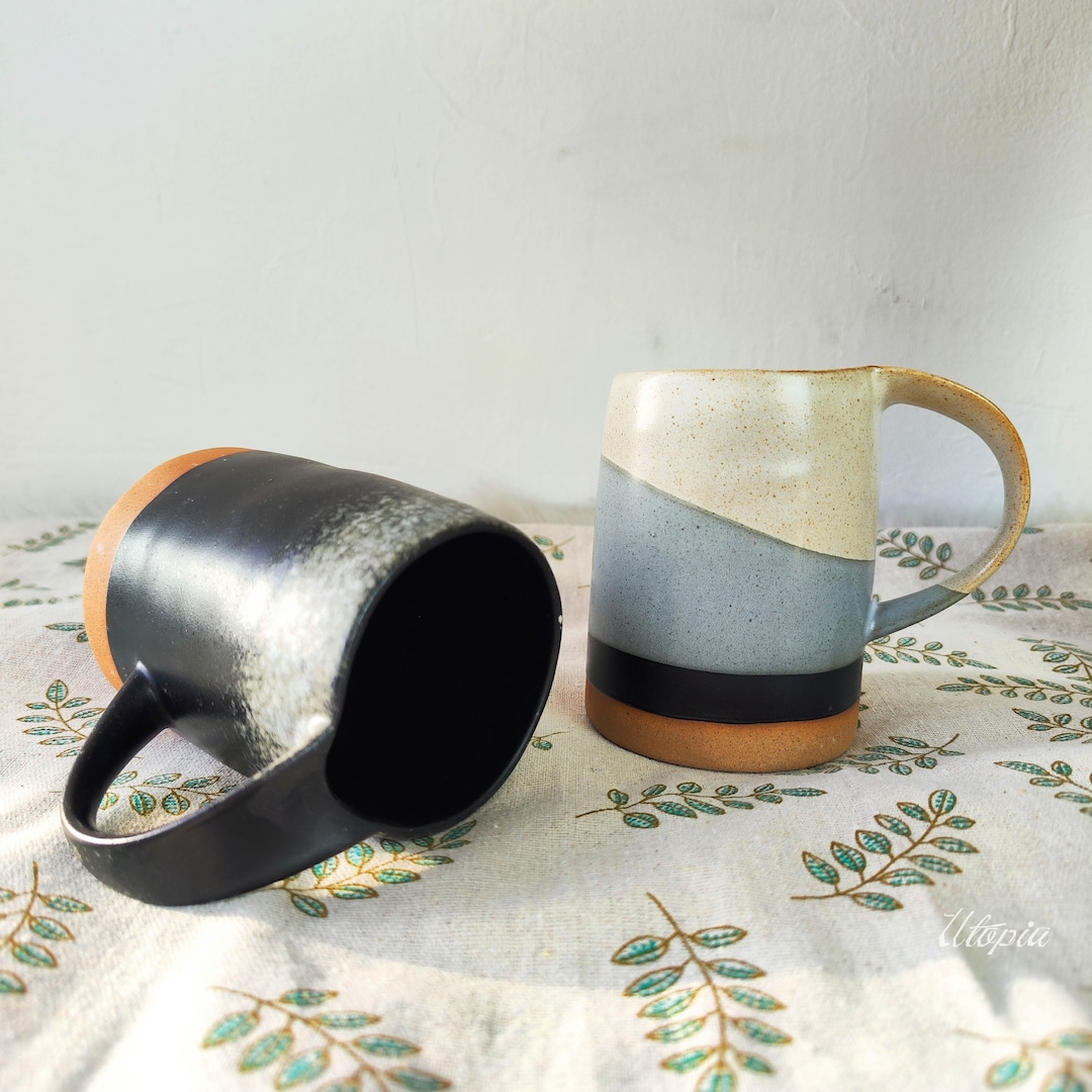 Personalized Handmade Ceramic Mug, Custom Name/logo Coffee Mug, Pottery ...