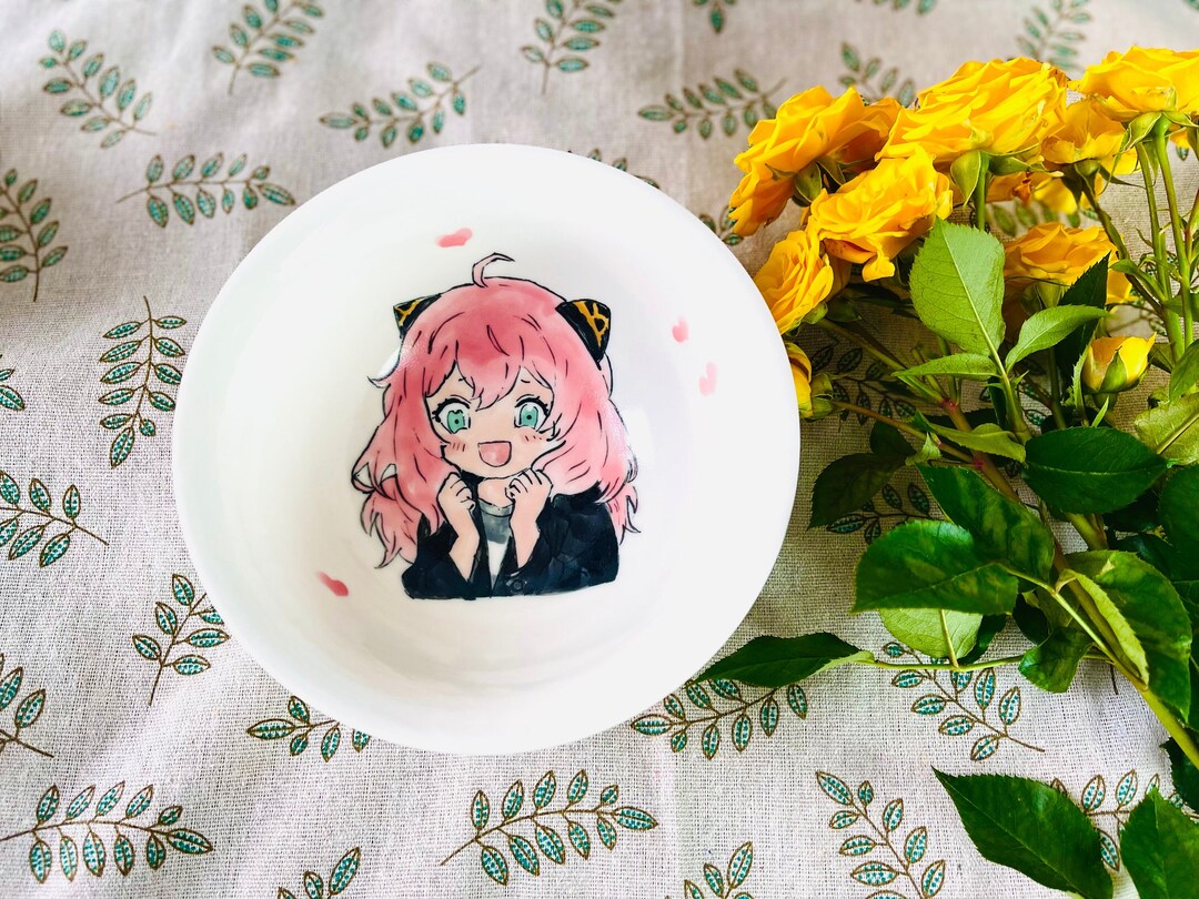 Spy Anime Handcrafted Ceramic Ramen Bowl, Anime Ramen Bowl ...