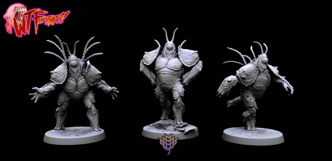 Juiced up Plankton (3 Poses) 25mm Base | Miniature for Table Top Games ...
