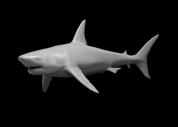 Hunter Shark Miniature for Table Top Games : Resin 3D Printed - Etsy
