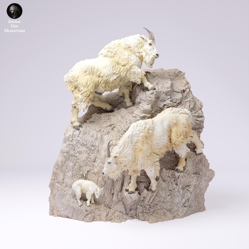 Porcelain Goat Figurine - Etsy
