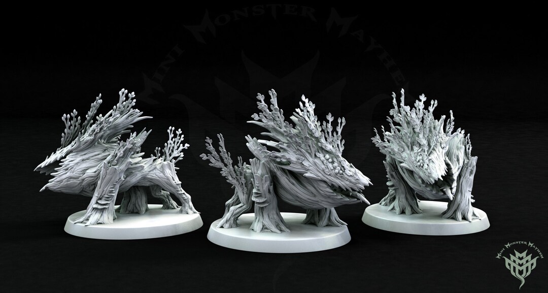 Root Bulette (2 Poses) 25mm Base | Miniature for Table Top Games ...