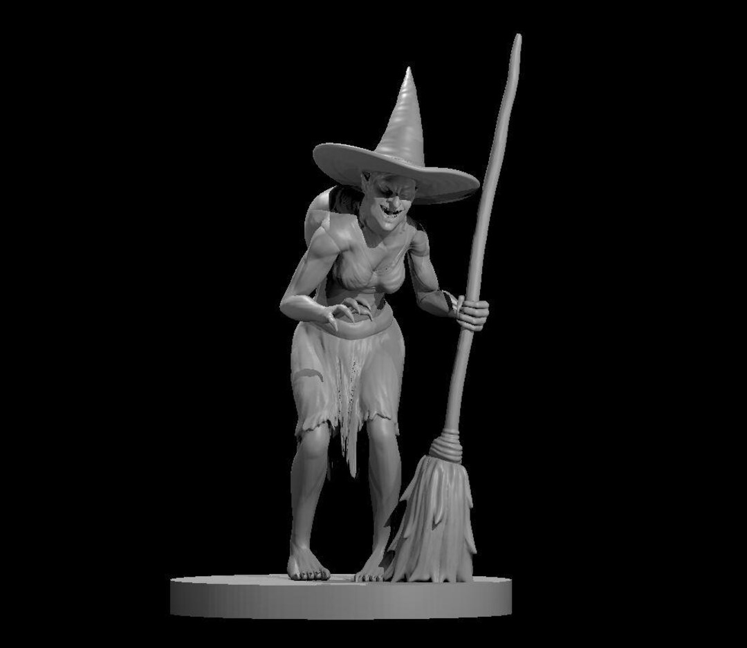 Witches Miniature for Table Top Games : Resin 3D Printed Model - Etsy
