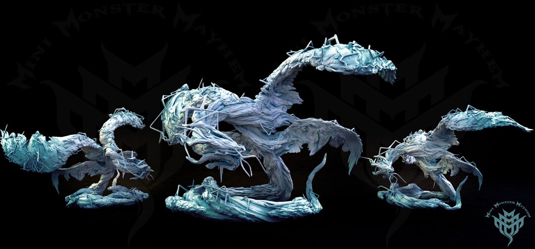 Storm Dragon Elder Tempest (120mm Base) | Miniature for Table Top Games ...