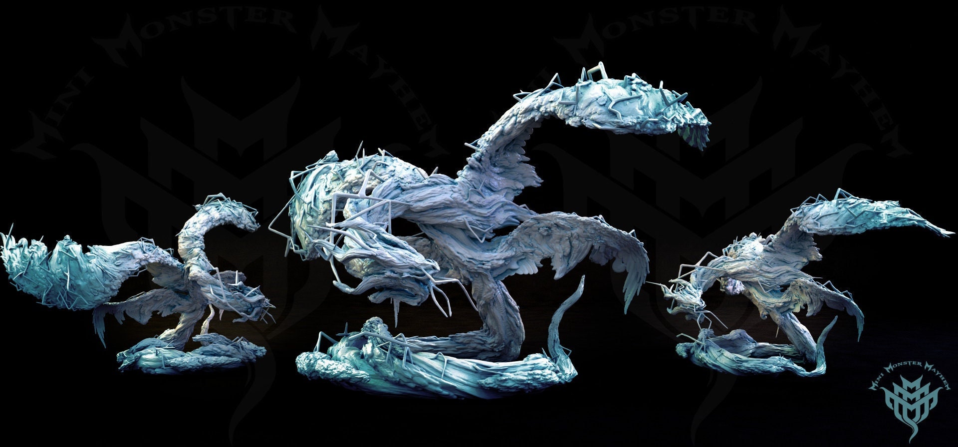 Storm Dragon Elder Tempest (120mm Base) | Miniature for Table Top Games ...