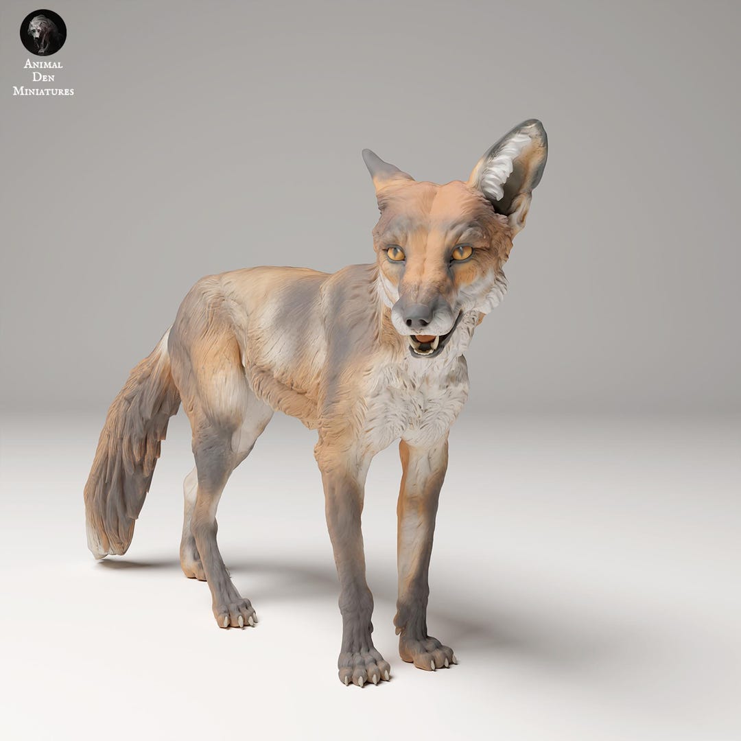 Red Fox 1/12 Scale (4 Poses) Realistic Animal Model 3D Printed ...