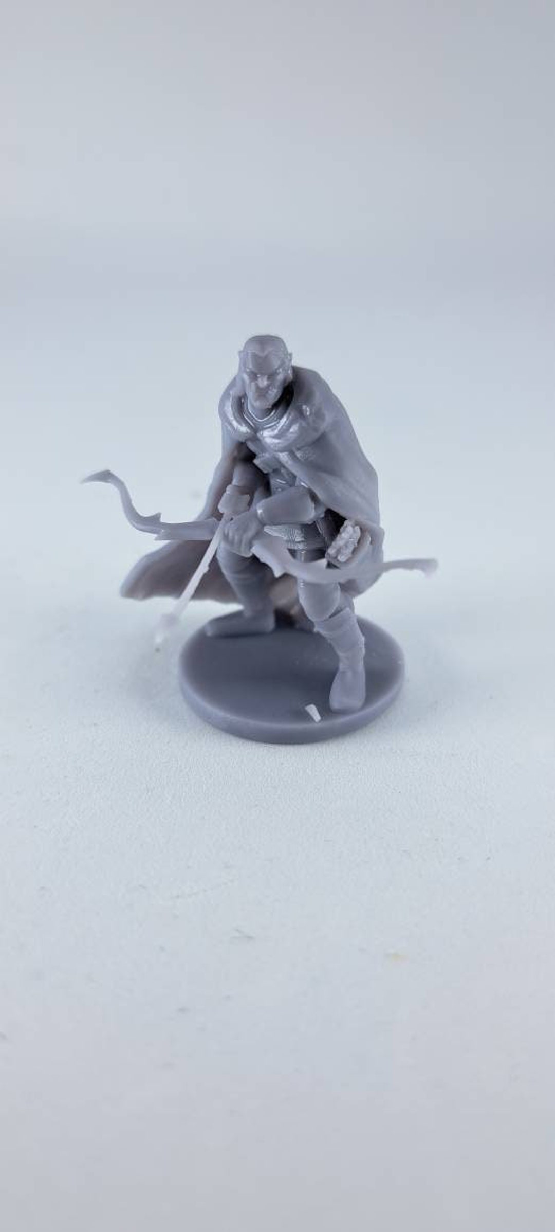 Half Orc Ranger Miniature for Table Top Games : Resin 3D Printed Model ...