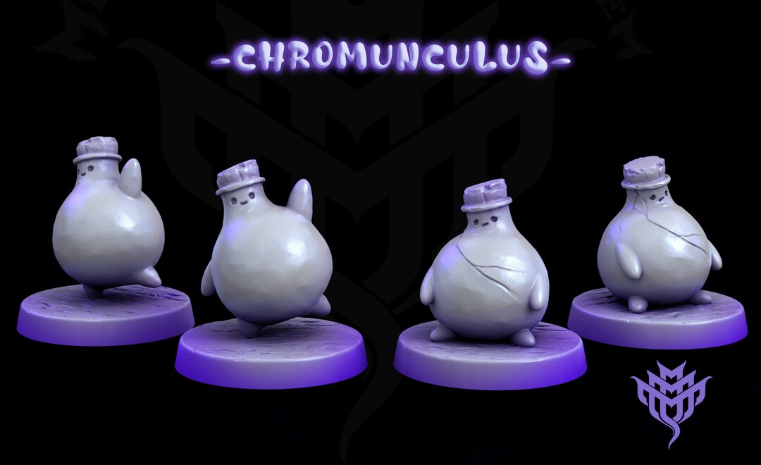Chromunculus Cursed Potion (4 Poses) 25mm, 50mm Base | Miniature for ...