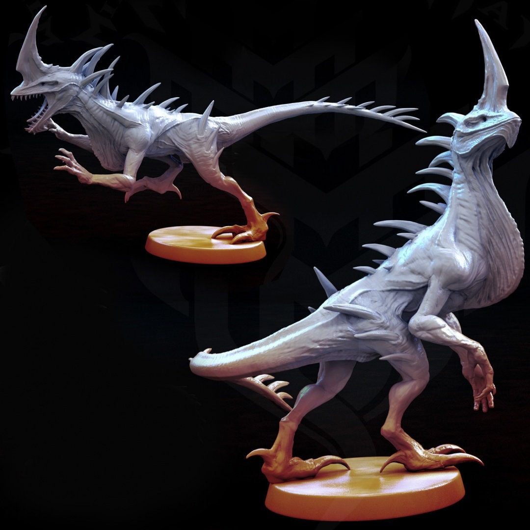Raptor Hybrid (6 Poses) 25mm Base | Miniature for Table Top Games ...