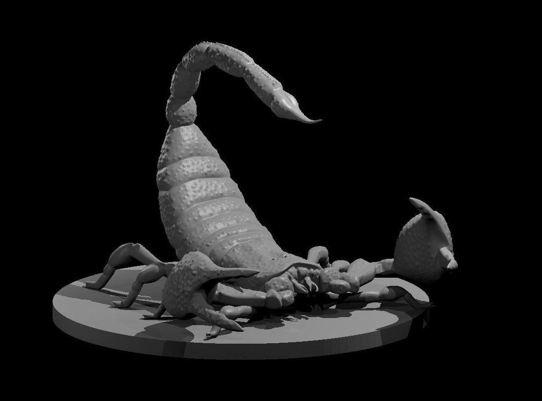 Giant Scorpion Miniature for Table Top Games : Resin 3D Printed Model ...