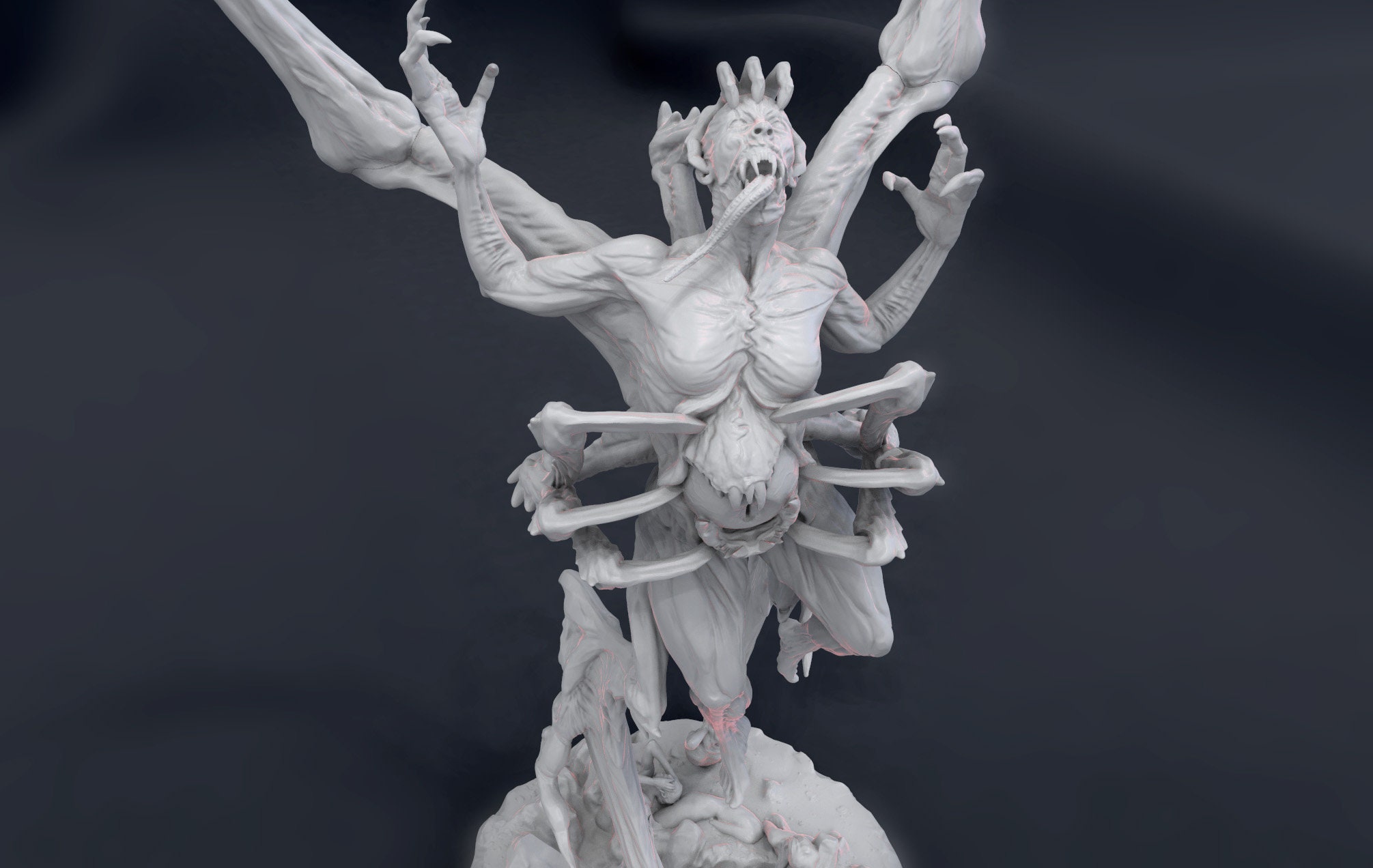 The Flayed Aberration 25mm Base Miniature for Table Top - Etsy
