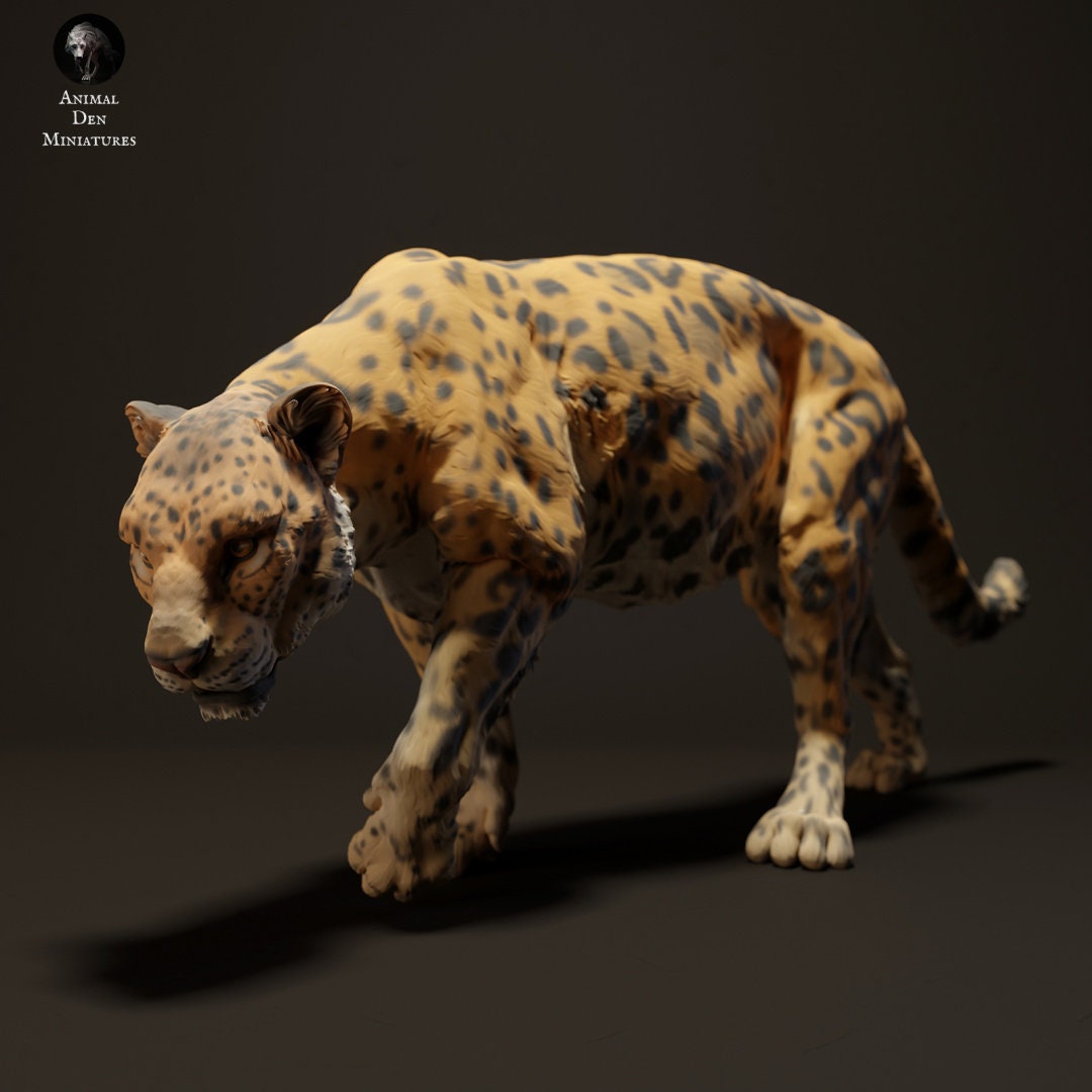 Jaguar Scale 1/24 Realistic Animal Model 3D Printed | Decorative ...