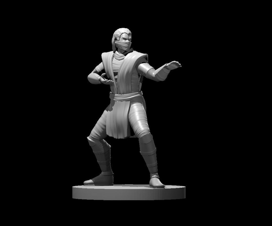 Human Monk Miniature for Table Top Games : Resin 3D Printed Model - Etsy