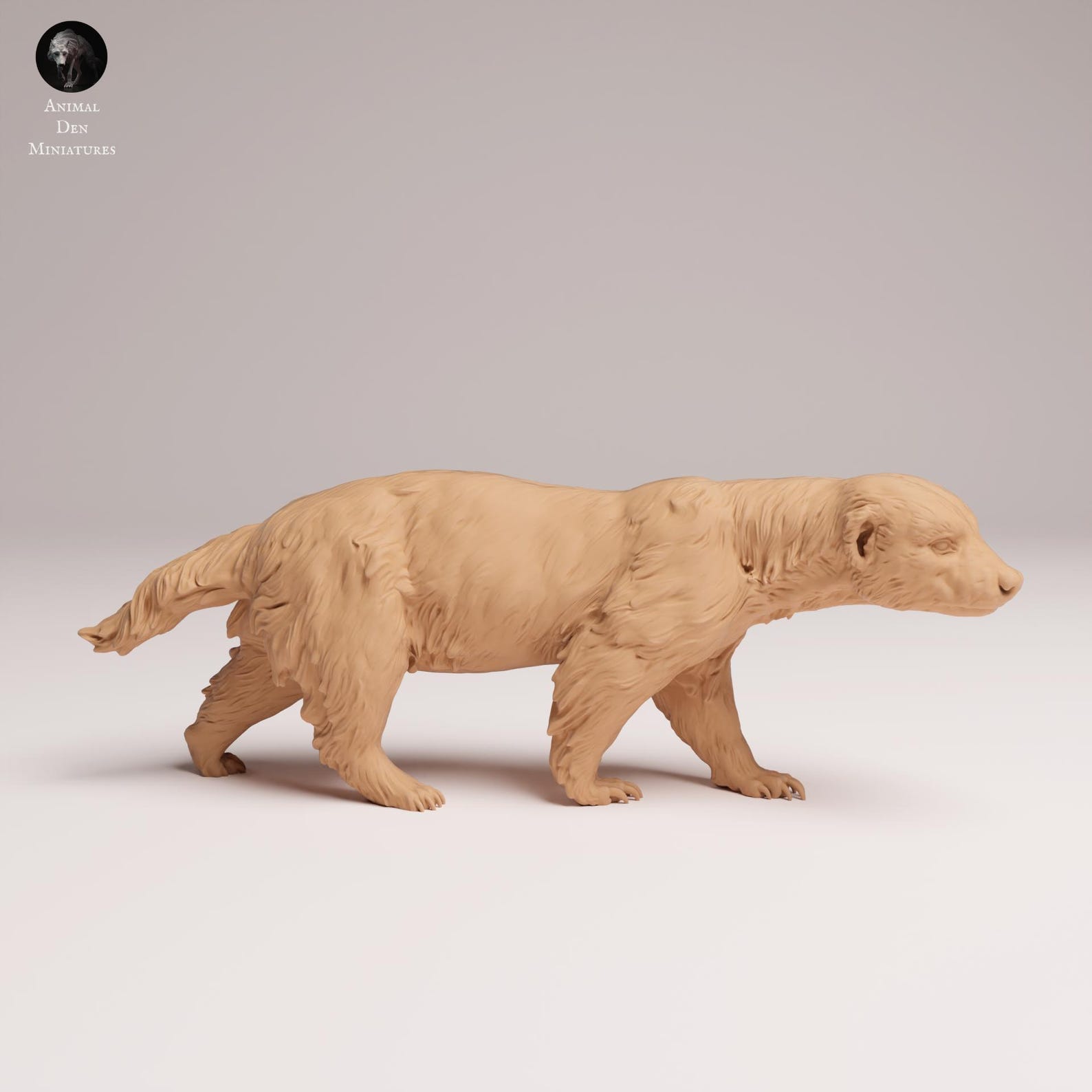 Honey Badger 1/24 Scale Realistic Animal Model 3D Printed | Decorative ...