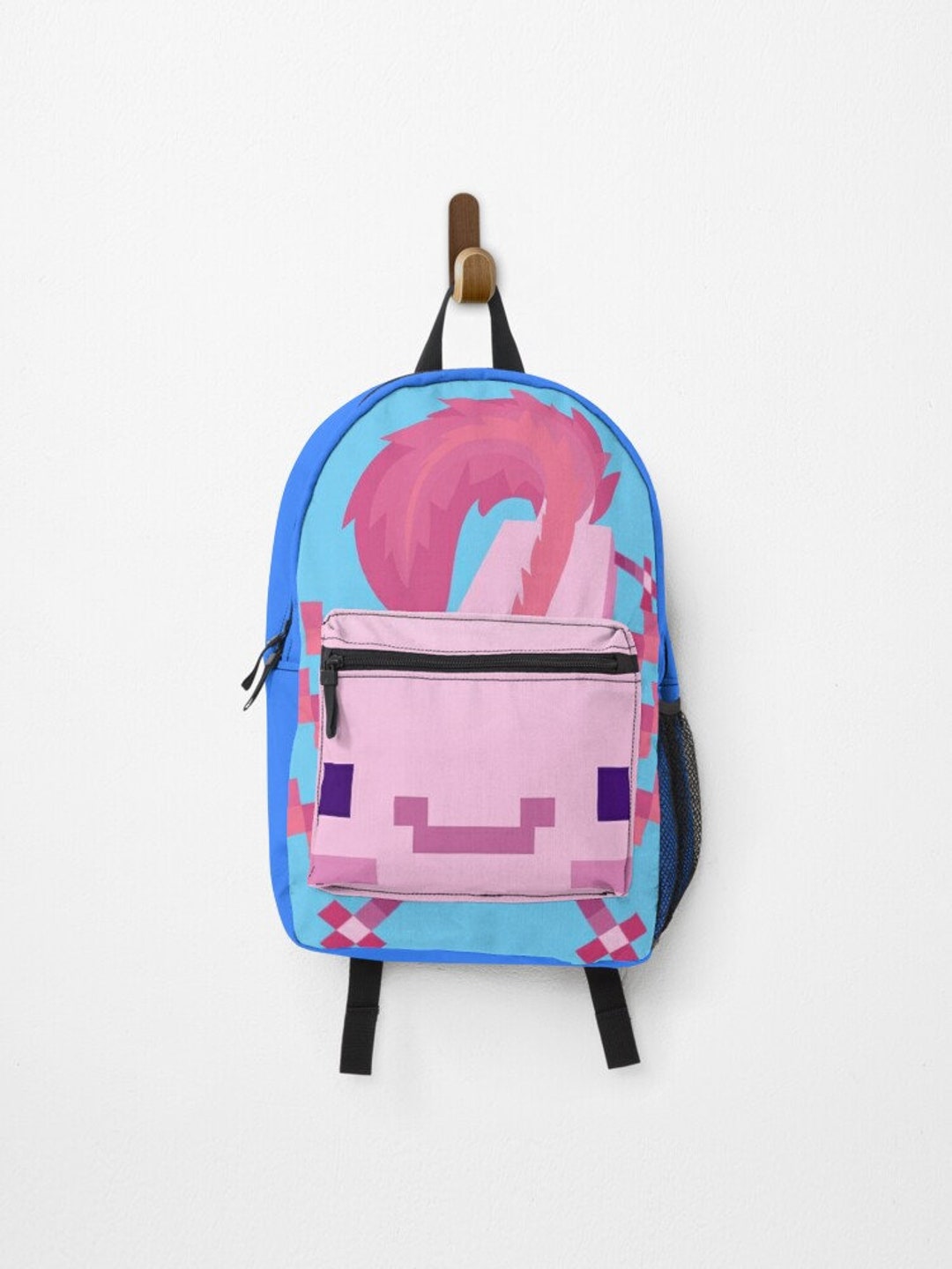 Minecraft Axolotl Backpack - Etsy