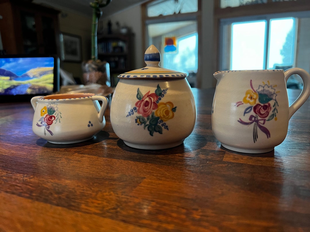 Poole Pottery 3 Piece Tea Set . 1930s 1950s - Etsy