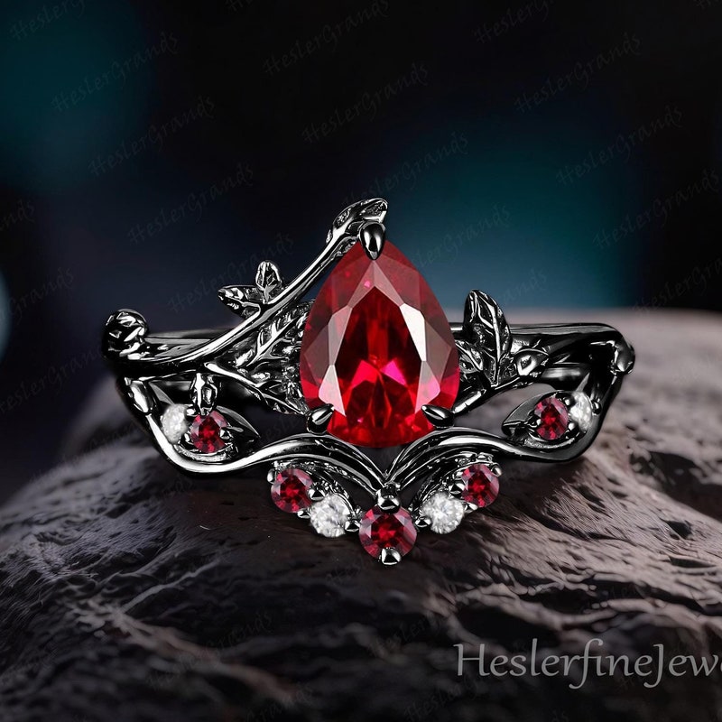 Gothic Engagement Rings - Etsy