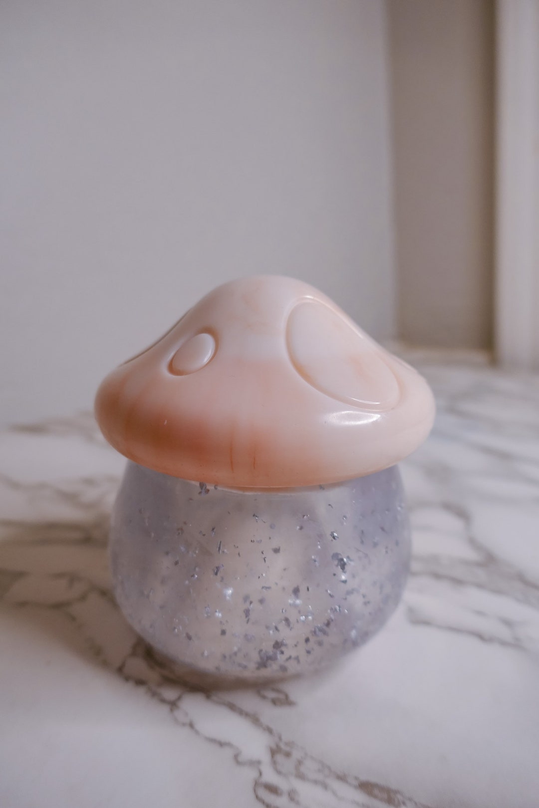 Resin Mushroom Stash Jar | Cute Mushroom Decor | Mushroom Sculpture ...