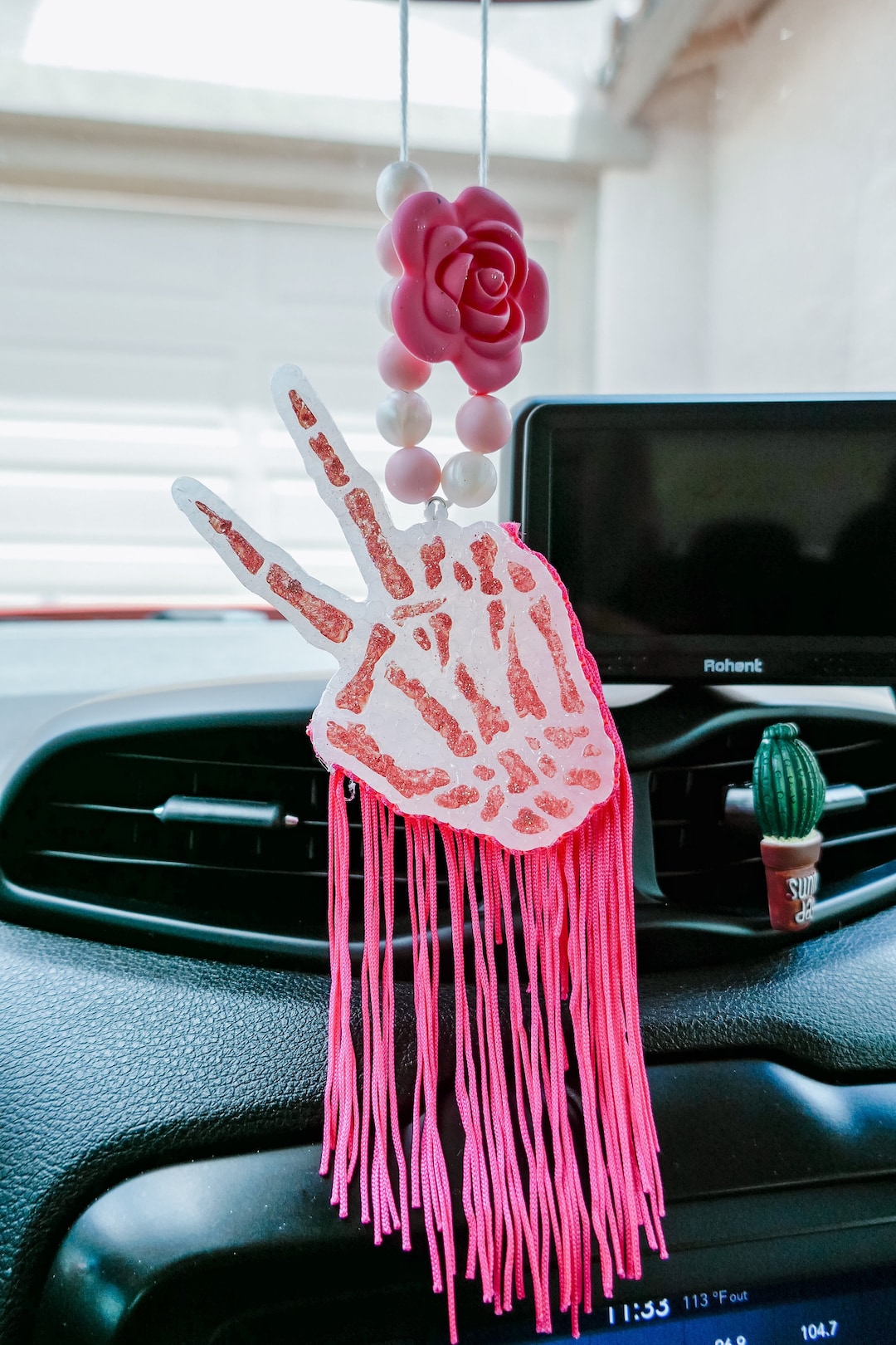 Skull Peace Sign Freshie | Car Air Freshener Hanging | Custom Car Air ...
